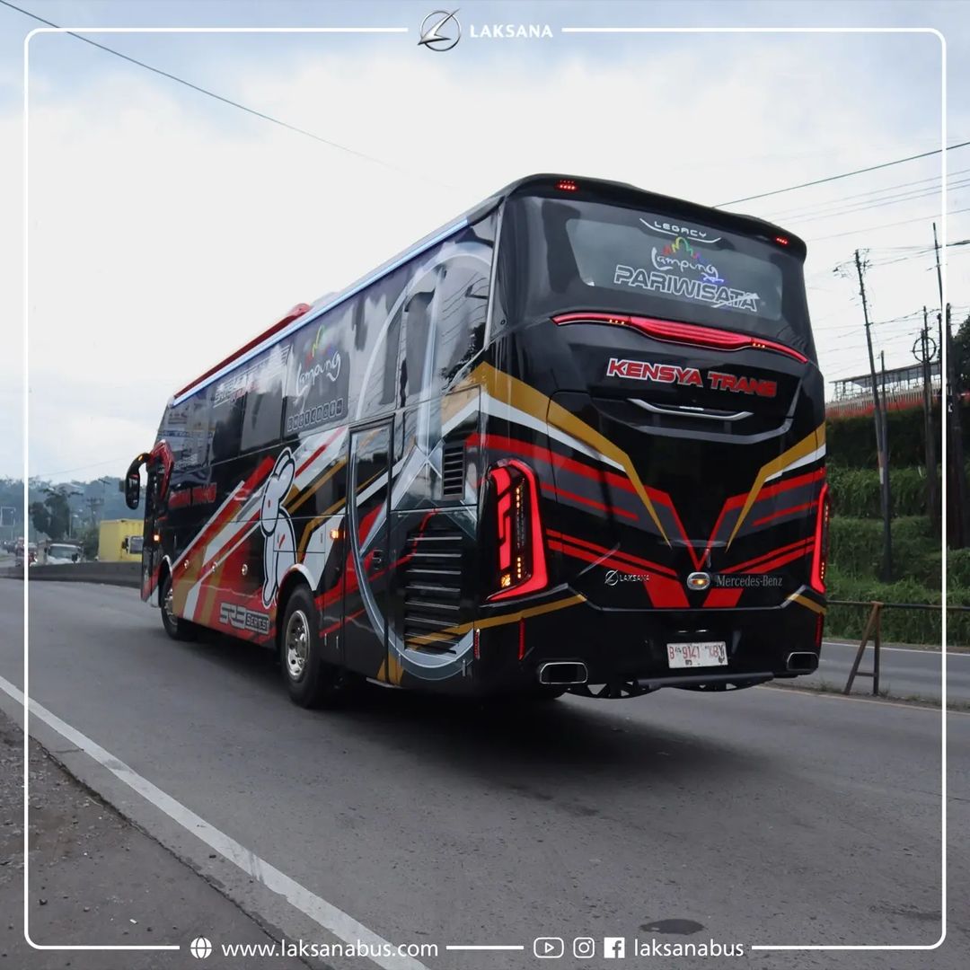 Kensya Trans Lampung Bus Wisata Kelinci Merah - Sewa Bus Lampung